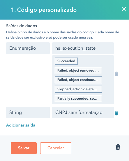 Como usar código personalizado no fluxo de trabalho do HubSpot ...