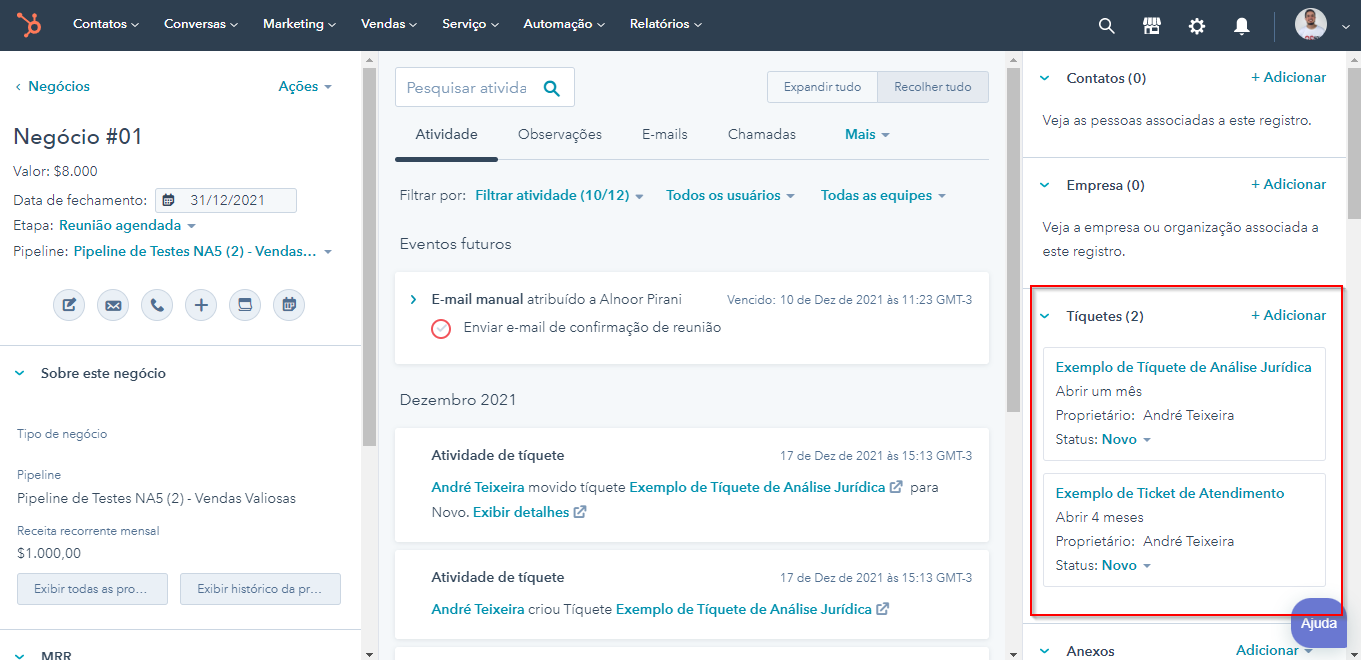 Como alinhar o fluxo do processo de vendas entre áreas com HubSpot • NA5